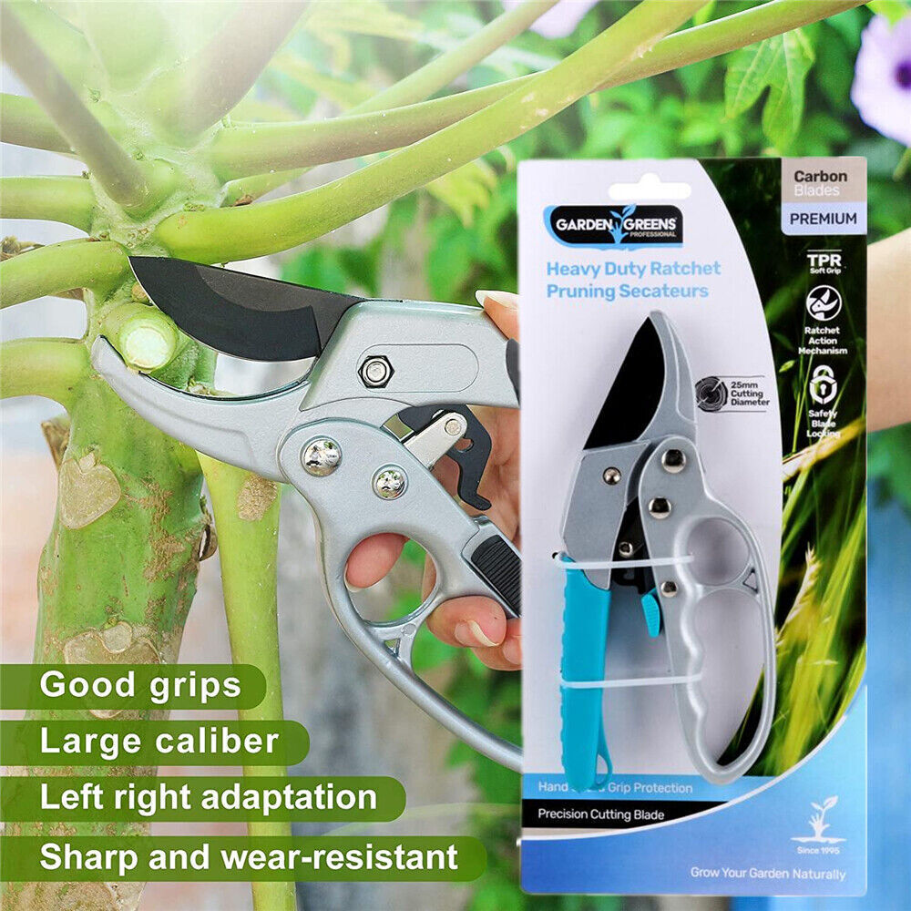 Pruning Shears Plant Scissors Trim Fruit Tree Snips Branch Garden Secateurs Tool