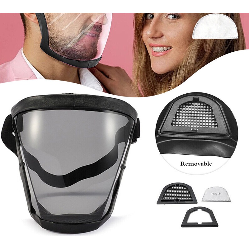 Buy Super Protective Mask Anti-Fog Full Face Transparent Mask All ...