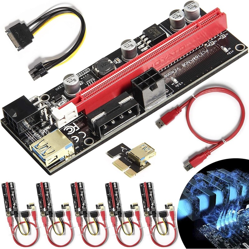 Buy VER009S PCI-e Riser Card PCIe 1X to 16X Extender Riser USB 3.0 ...