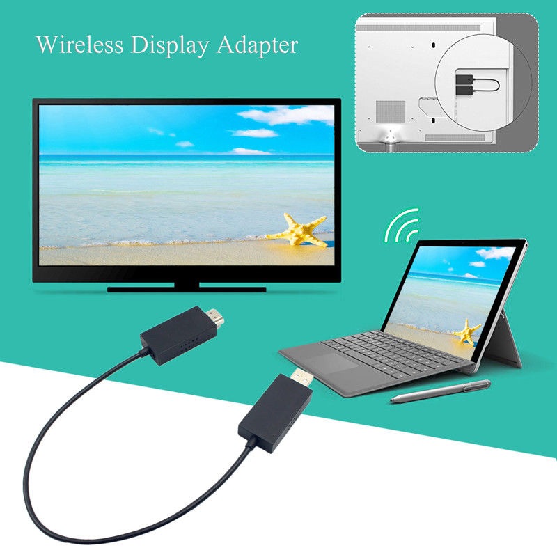 1080p Wireless Display Adapter Receiver HDMI And USB Port for Microsoft ...