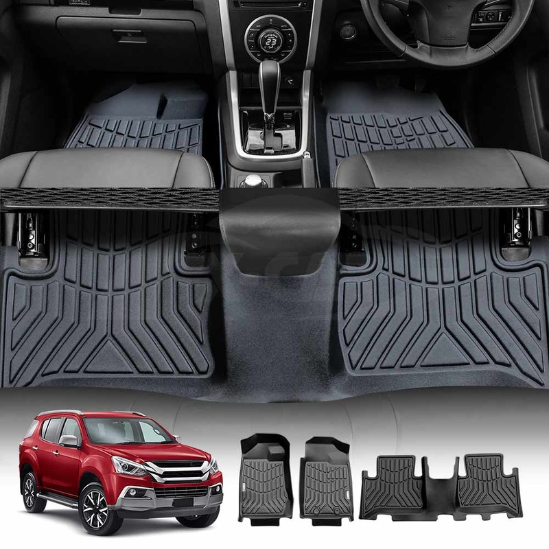 Buy 3D All-Weather Floor Mats for Isuzu MU-X MUX 2013-2022 Heavy Duty ...
