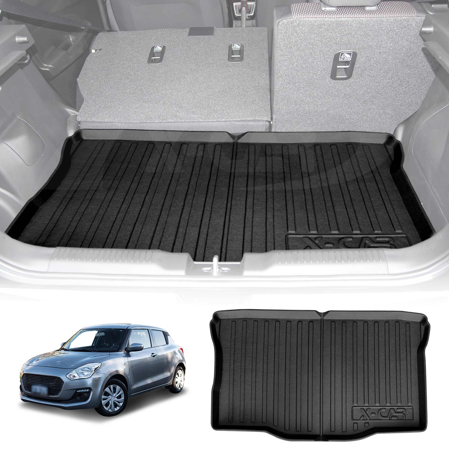 Buy Boot Liner for Suzuki Swift 3rd Gen 2017-2024 Heavy Duty Cargo ...