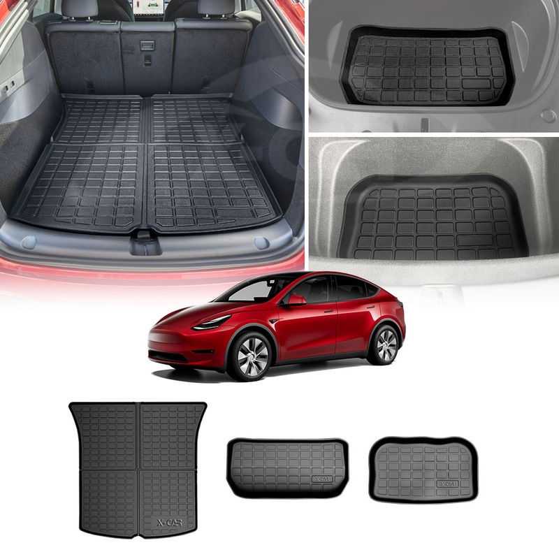 Buy Boot Liner for Tesla Model Y 2022-2023 Heavy Duty Front Rear Well ...