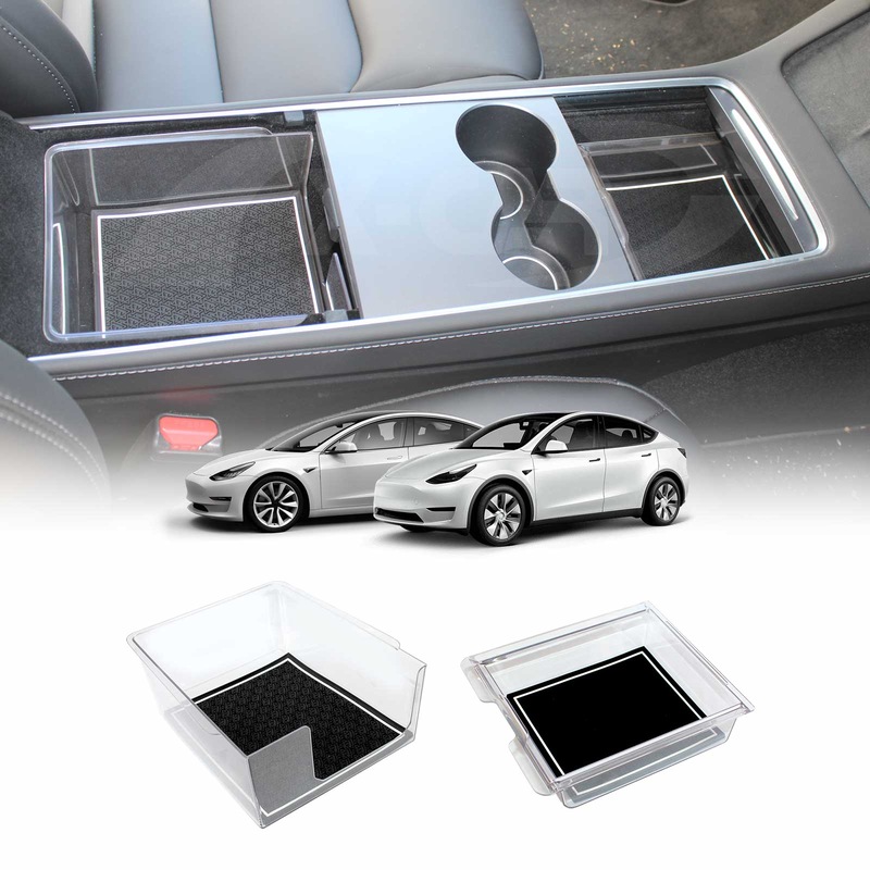 Buy Premium Centre Console Organizer Tray for Tesla Model 3 2017-2023 ...