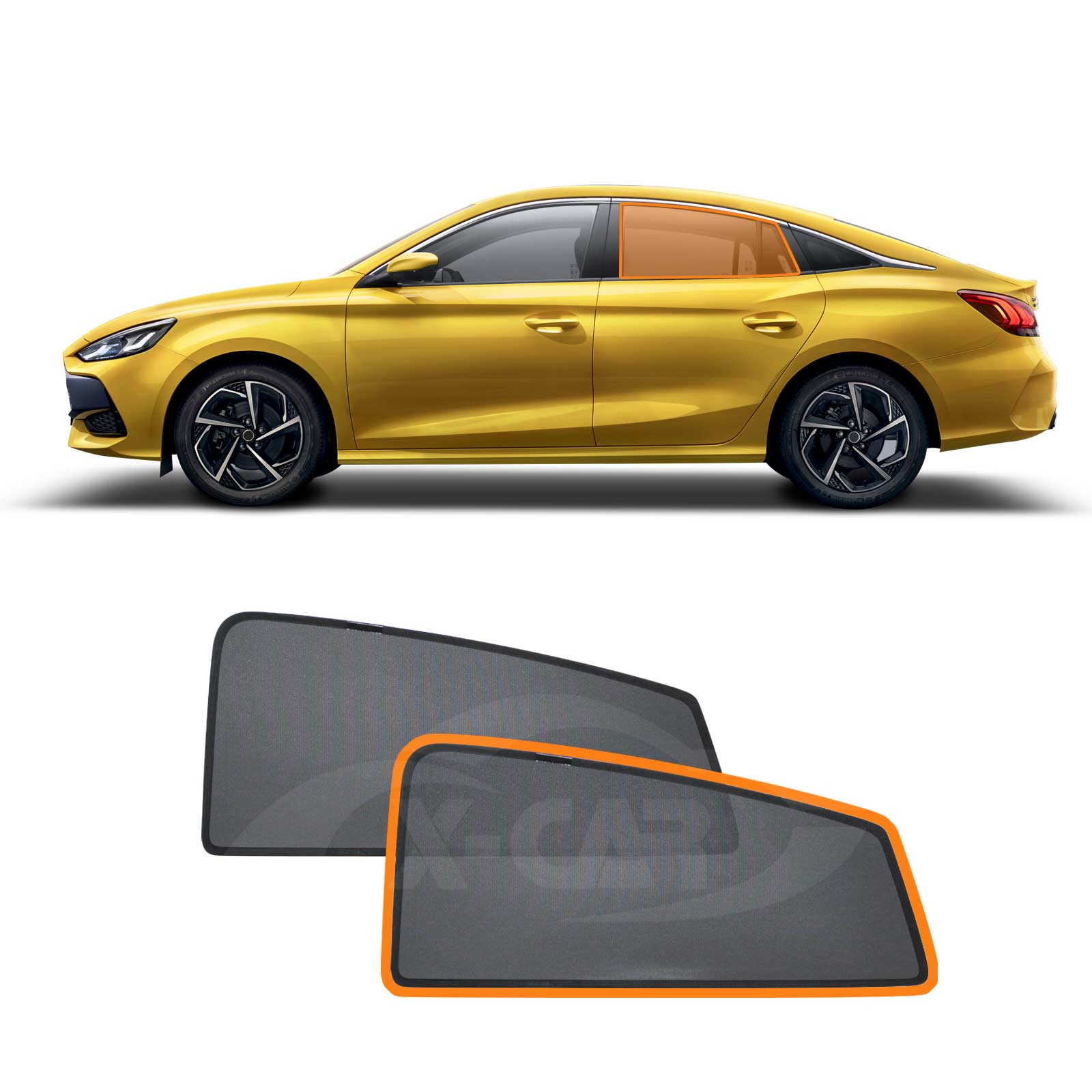 Buy Rear Window Sun Shade for MG MG5 2023-2025 Car Sun Blind Mesh ...