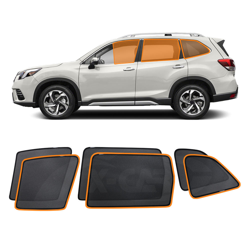 Buy Subaru Forester 2018-2024 Car Window Sun Blind Sun Shade Mesh 6 Pcs ...