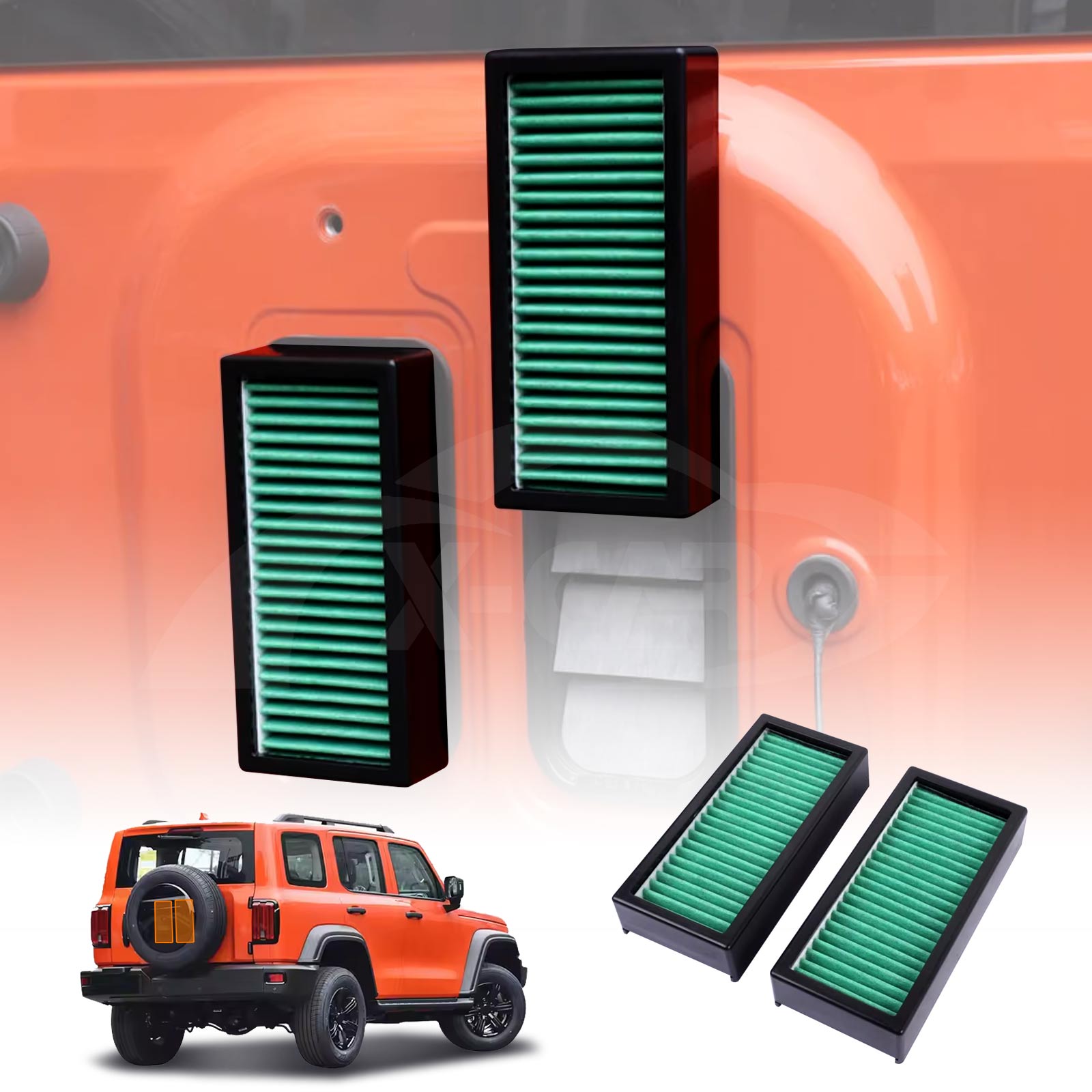 Buy Tailgate Cabin Air Filter For Tank 300 Tank300 2023-2025 Activated ...