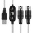 Buy USB IN-OUT MIDI Interface Cable Converter PC to Music Keyboard ...