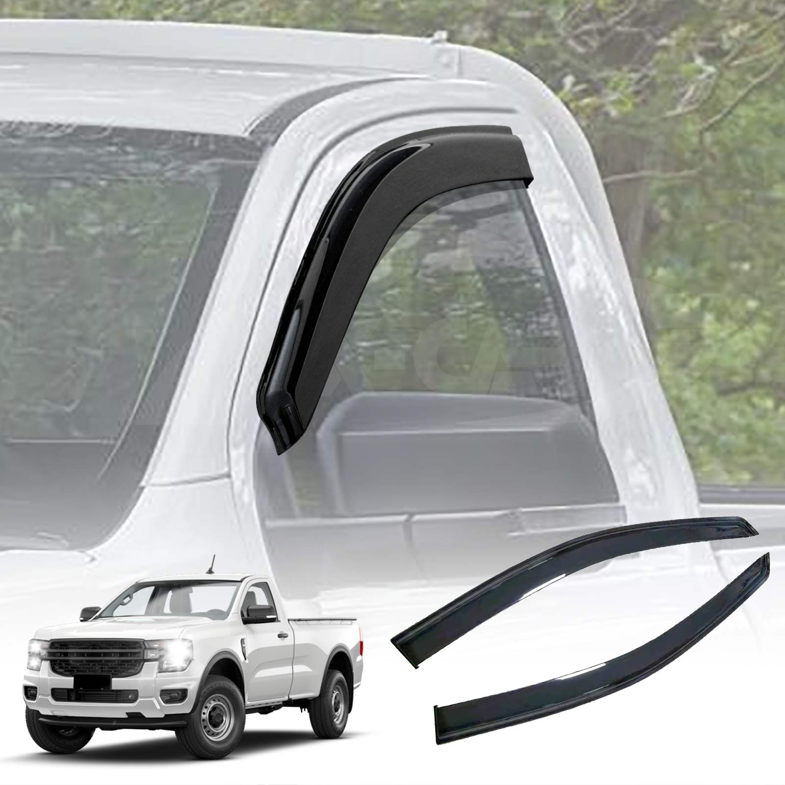 Buy Weathershields for Ford Next-Gen Ranger Single Cab 2022-2024 Car ...