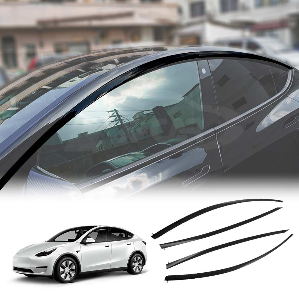 Buy Weathershields for Tesla Model Y 2022-2025 Car Weather Shields Wind ...