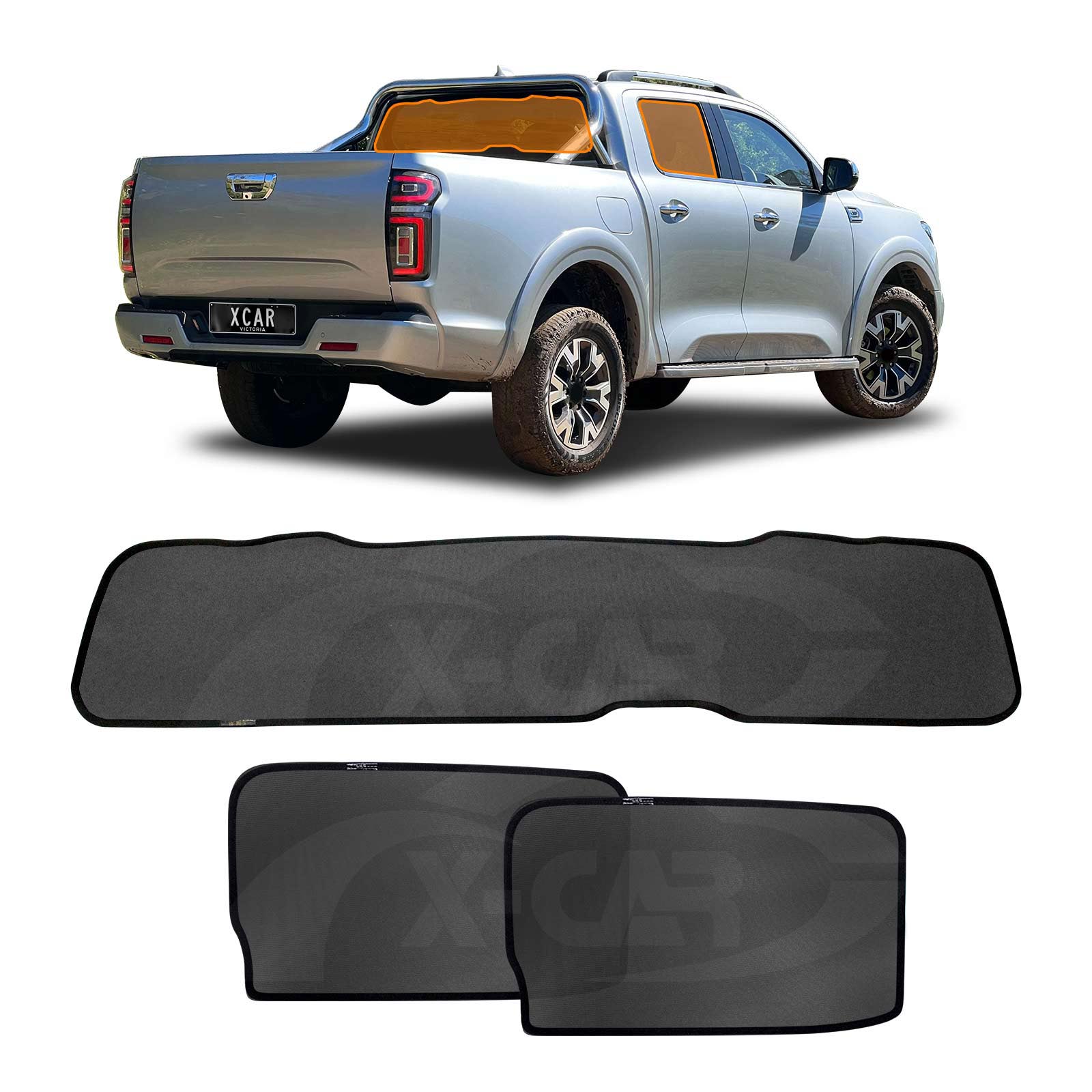 Buy Window Sun Shades for GWM UTE Cannon-X / L 2021-2025 Car Custom ...