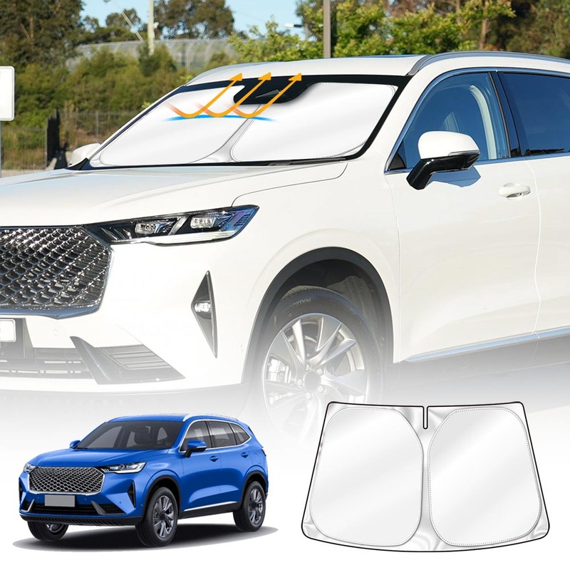 Buy Windshield Sun Shade for Haval H6/H6 GT 2021-2025 Blocks UV Rays ...