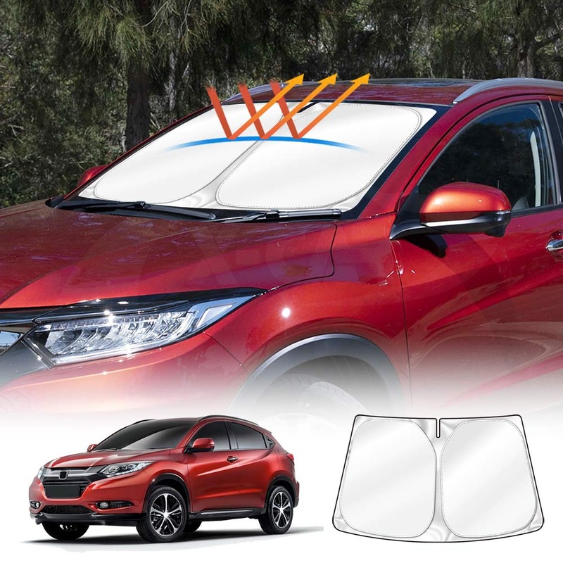 Buy Windshield Sun Shade for Honda HR-V HRV Vezel 2014-2021 Blocks UV ...