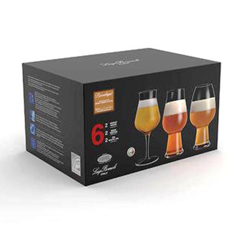 Buy Luigi Bormioli Birrateque 6 Piece Craft Beer Glass Set - MyDeal