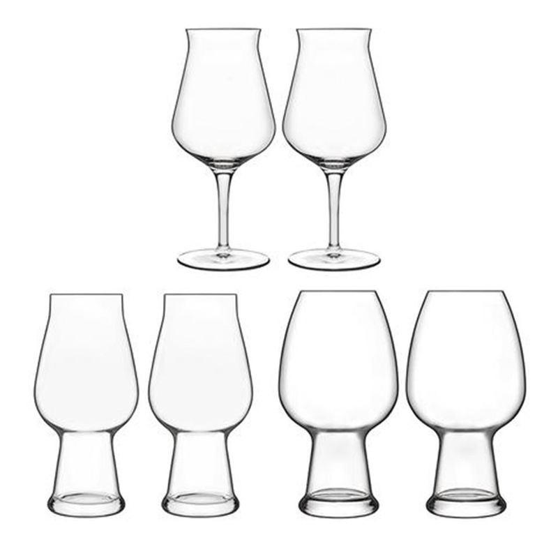 Buy Luigi Bormioli Birrateque 6 Piece Craft Beer Glass Set - MyDeal