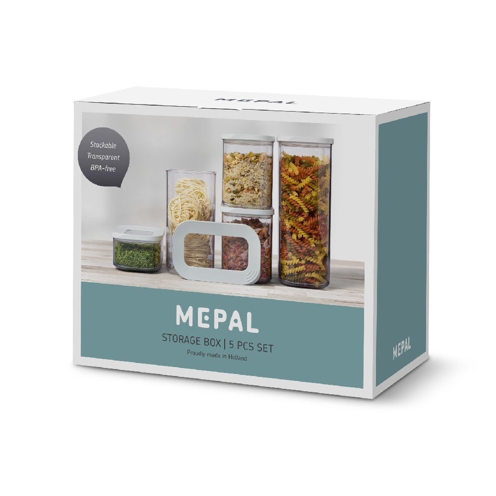 Buy Mepal Modula 5 Piece Storage Box Set - MyDeal Australia