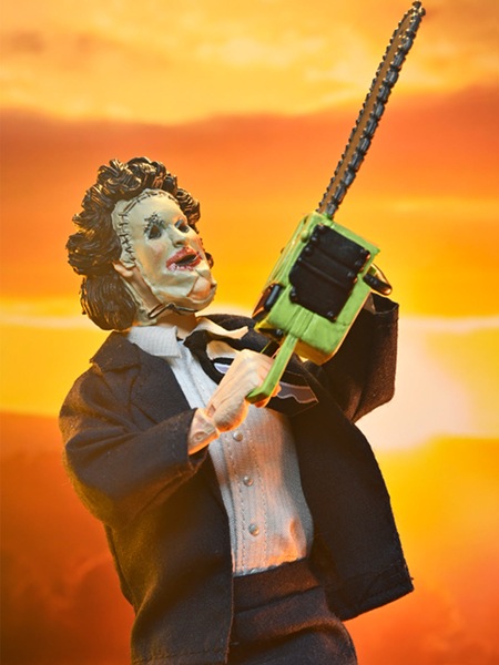 Buy Leatherface Pretty Woman Mask 50th Anniversary - 8" Scale Clothed ...