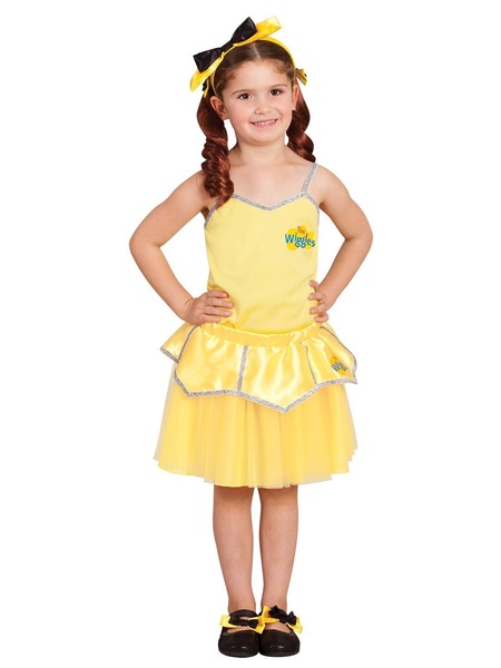 Buy Yellow Emma Wiggle Pigtails With Bows - The Wiggles - MyDeal Australia