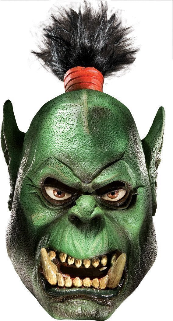Buy World Of Warcraft - Orc Deluxe Latex Mask - MyDeal Australia