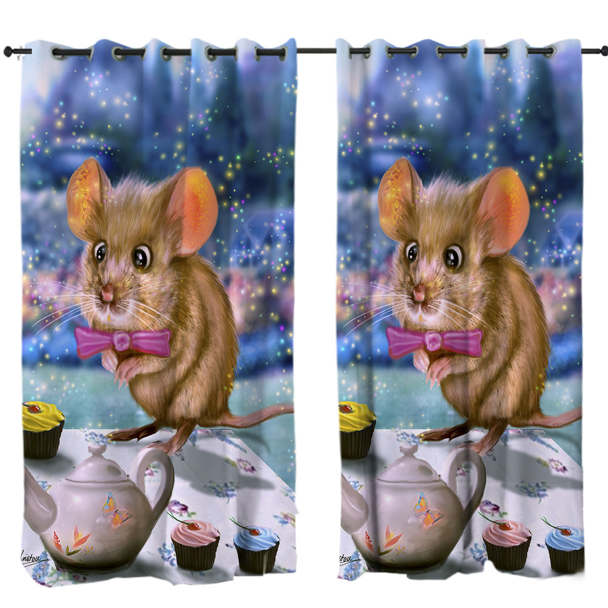 Buy Adorable Mouse Dormouse for Kids Curtain - Single / Set of Two ...