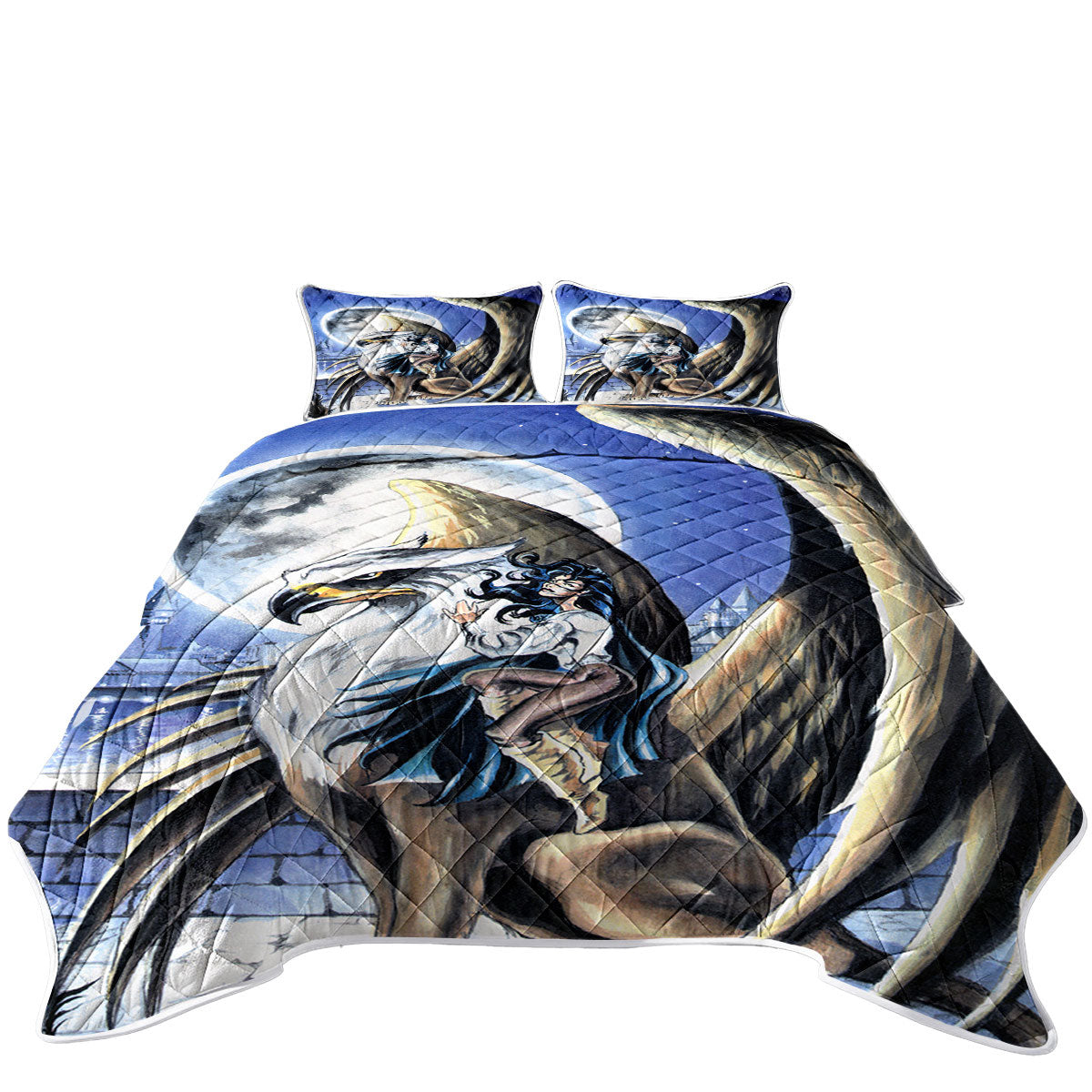 Buy Cool Art Full Moon Watchtower Griffin Coverlet - MyDeal Australia