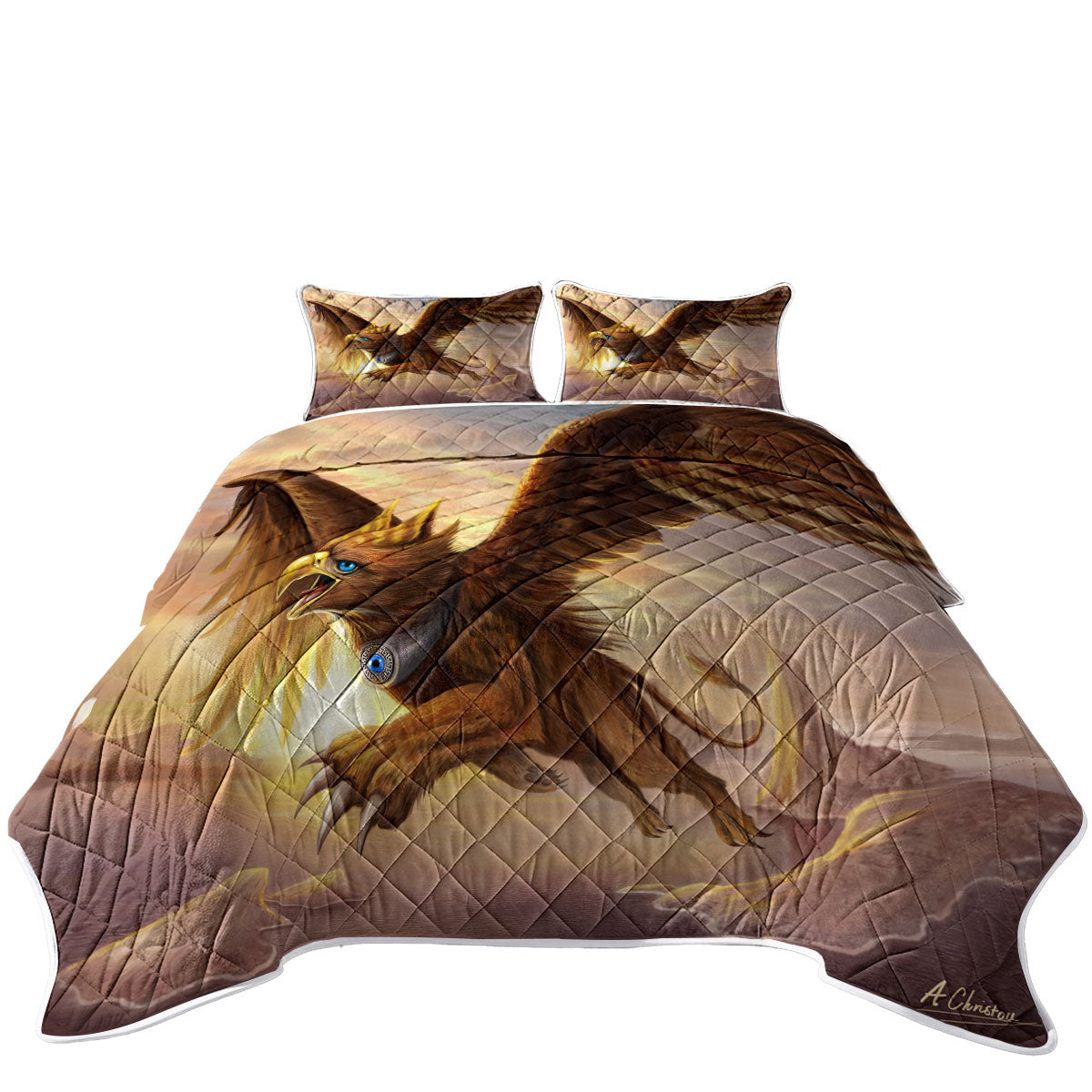 Buy Cool Fantasy Art Griffin Coverlet - MyDeal Australia