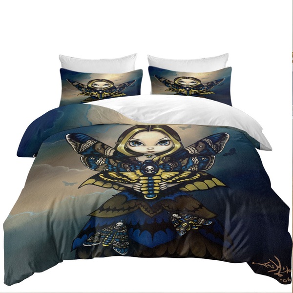 Buy Cool Moth Queen the Death's Head Moth Fairy Quilt Cover - MyDeal ...