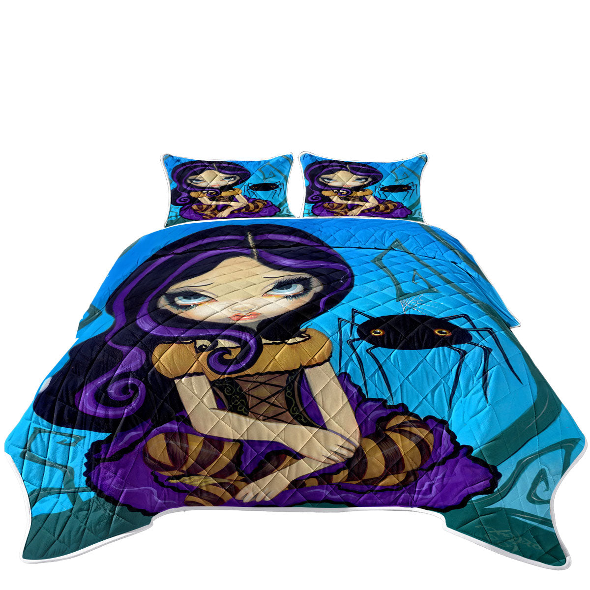 Buy Fairytale Art Spider and Little Miss Muffet Coverlet - MyDeal Australia