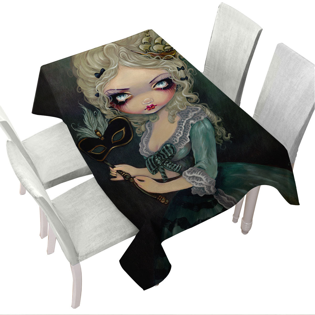 Buy Fine Art Marie Masquerade the Doomed Queen Tablecloth - MyDeal ...