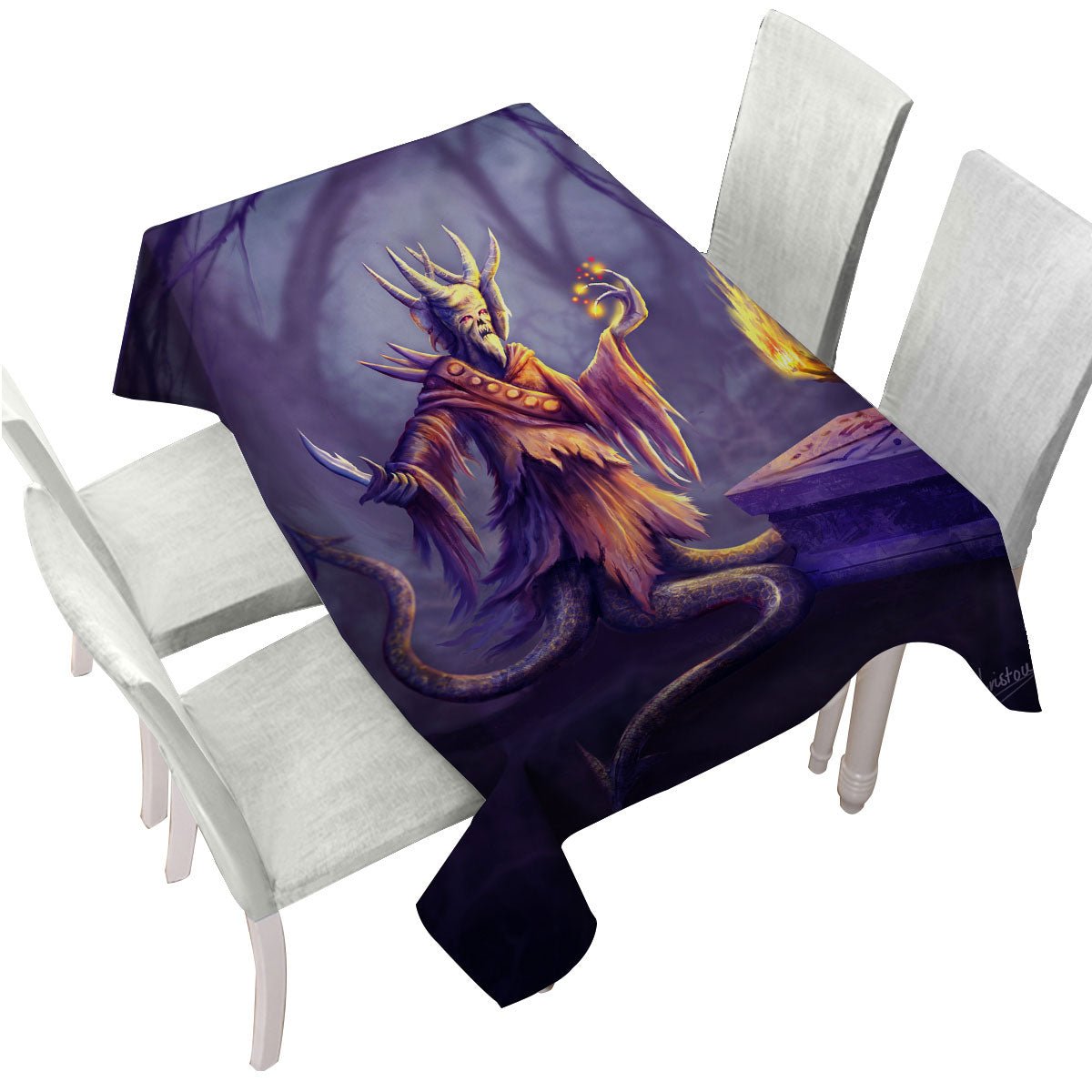 Buy Frightening Fantasy Art Lord Altis the Monster Tablecloth - MyDeal ...