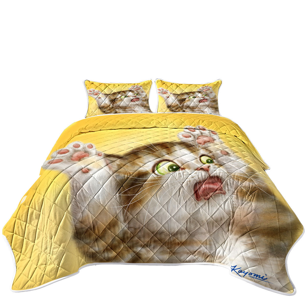 Buy Funny Cats for Kids the Panic Attack Kitty Coverlet - MyDeal Australia