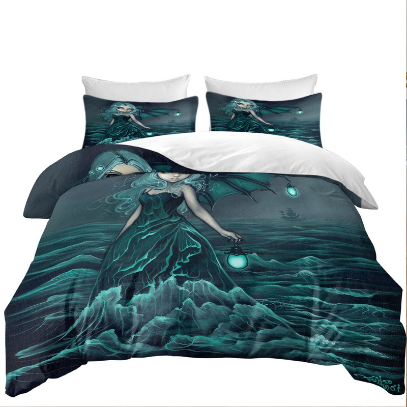 Buy Nautical Fantasy Art Sea Beacon the Ocean Angel Quilt Cover - MyDeal