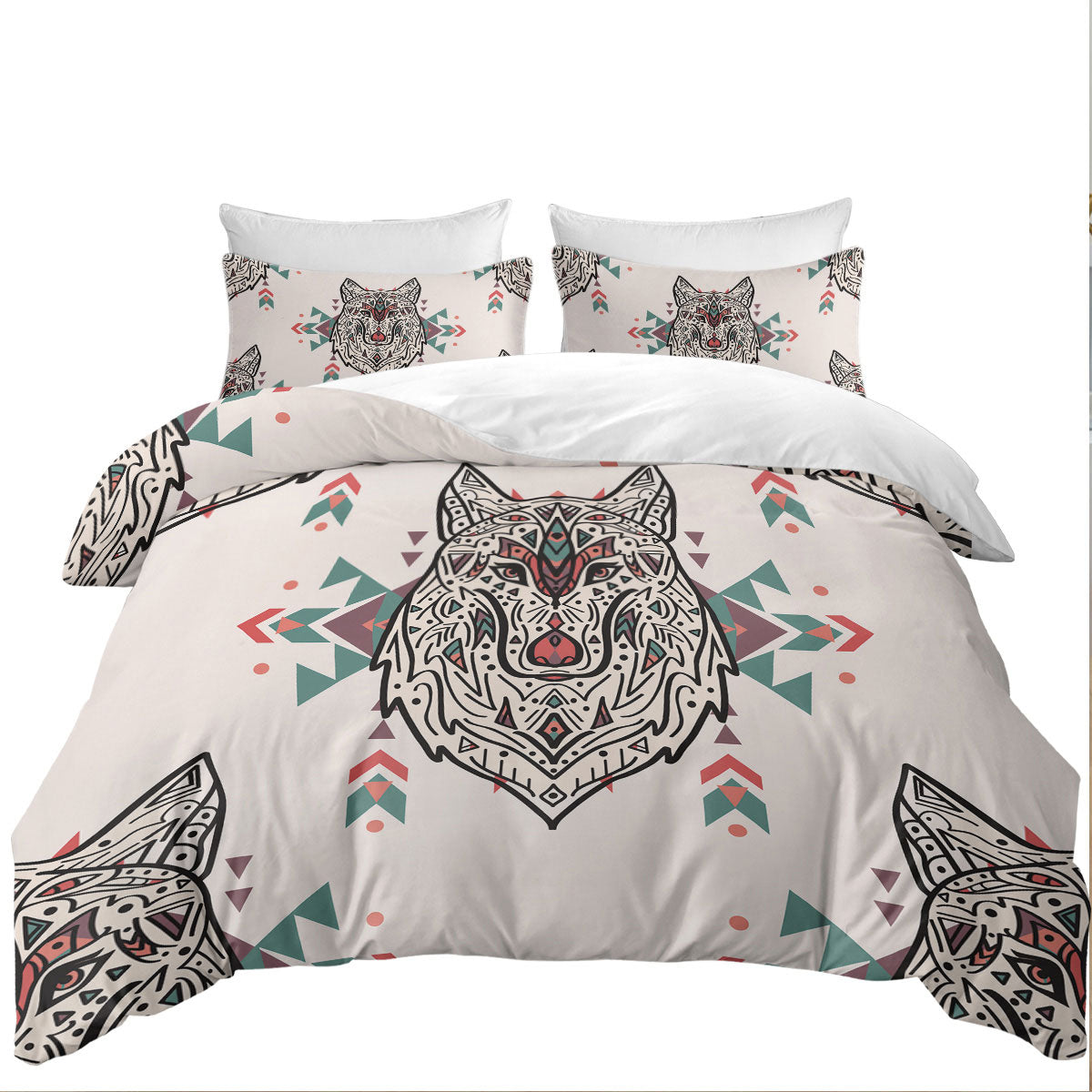 Buy Persian Wolf Quilt Cover - MyDeal Australia