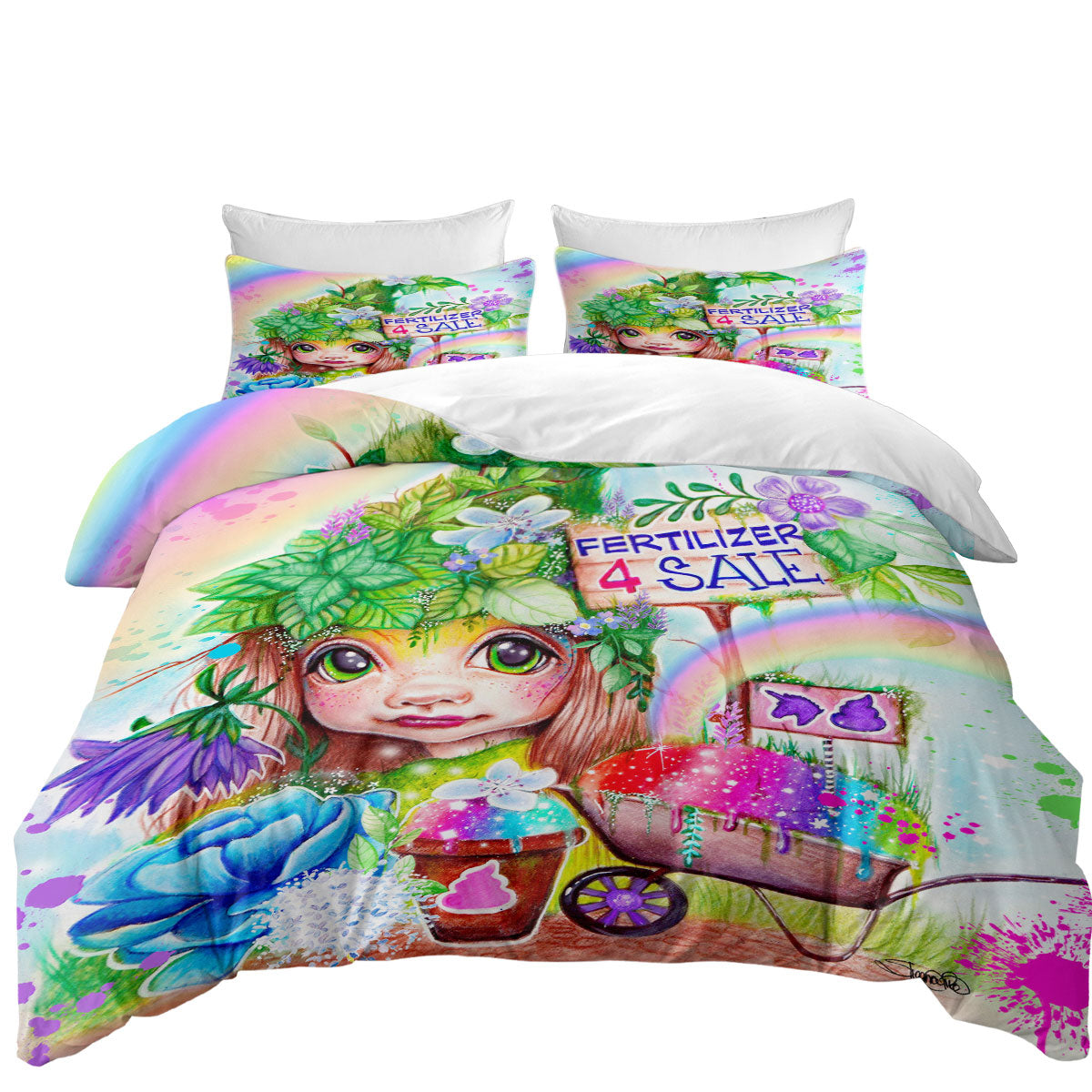 Buy Unicorn Poop for Sale Funny Kids Fantasy Art Quilt Cover - MyDeal ...