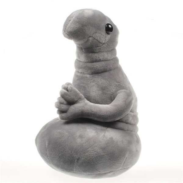 Buy 1pc 20cm Waiting Zhdun Meme Tubby Gray Blob Zhdun Plush Toy Stuffed ...