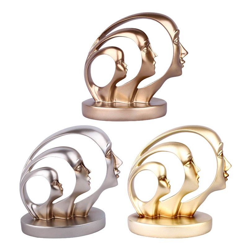 Buy Abstract Human Face Sculpture Facial Profile Ponderer Face Art ...