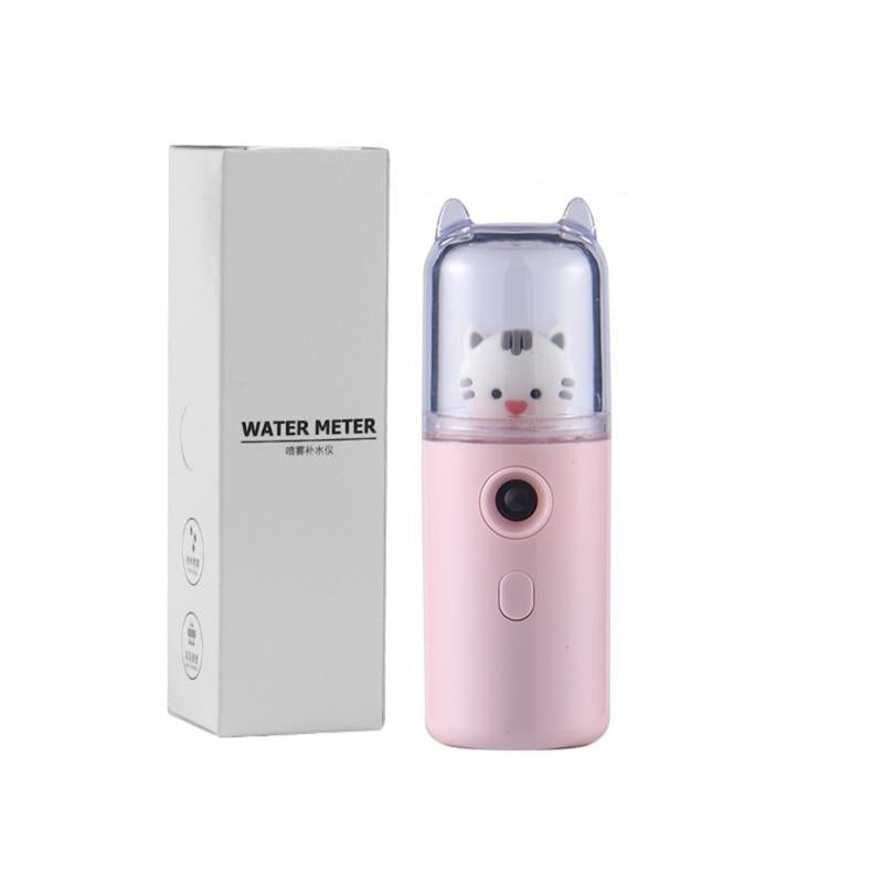 Buy Cute Cat Mini Portable Hand-held Rehydrator Humidifier Face Sprayer ...