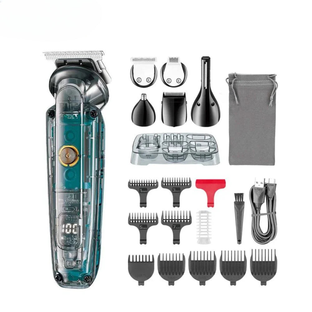 Buy Hair Clipper Cordless Haircut Machine Professional IPX6 Hair ...