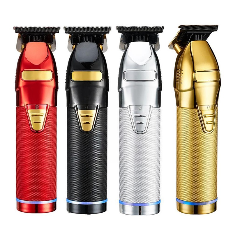 Buy Professional Hair Trimmer Gold For Men Rechargeable Barber Cordless ...