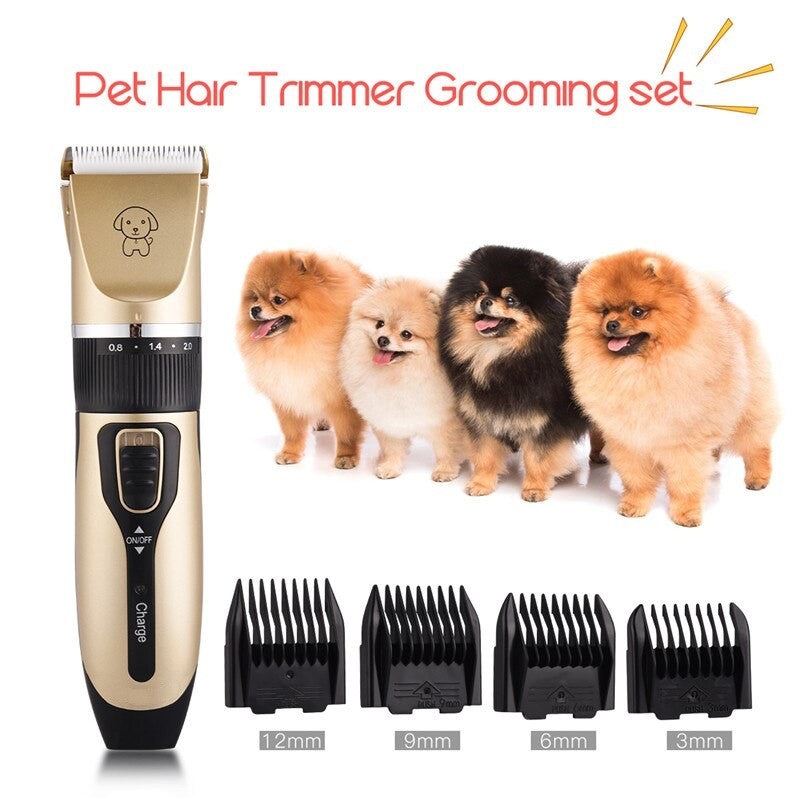 Buy Professional Pet Dog Hair Trimmer Animal Grooming Clippers Cat ...