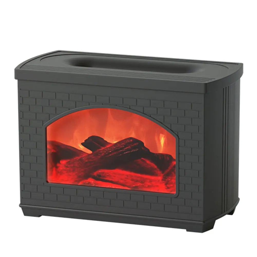 Buy Simulated Fireplace Air Humidifier Flame Effect Aroma Oil Diffuser ...