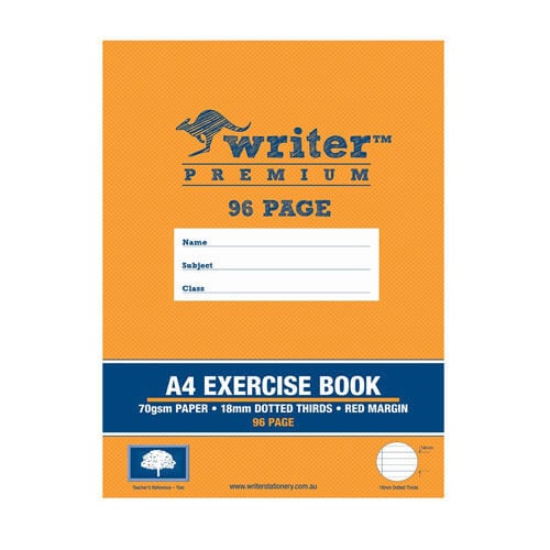 Buy 18MM Exercise Book 96 Pages w/ Dotted Line (A4) - MyDeal Australia
