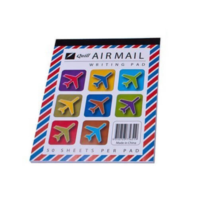 Buy 7.5X6" Quill Airmail Ruled Writing Pad (50 Sheets) - MyDeal