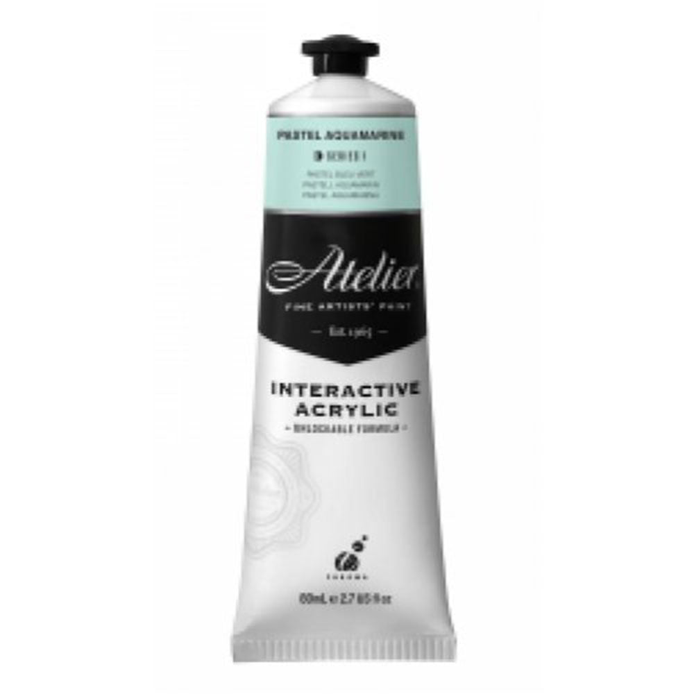 Buy Atelier Acrylic Pastel paint 80mL (Aquamarine) - MyDeal Australia