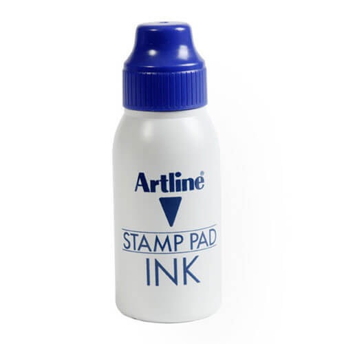 Buy BLUE Artline Stamp Pad Ink Refill (50cc) - MyDeal Australia