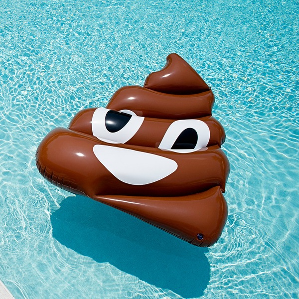 Buy Giant Inflatable Emoji Poop Floatie - MyDeal Australia
