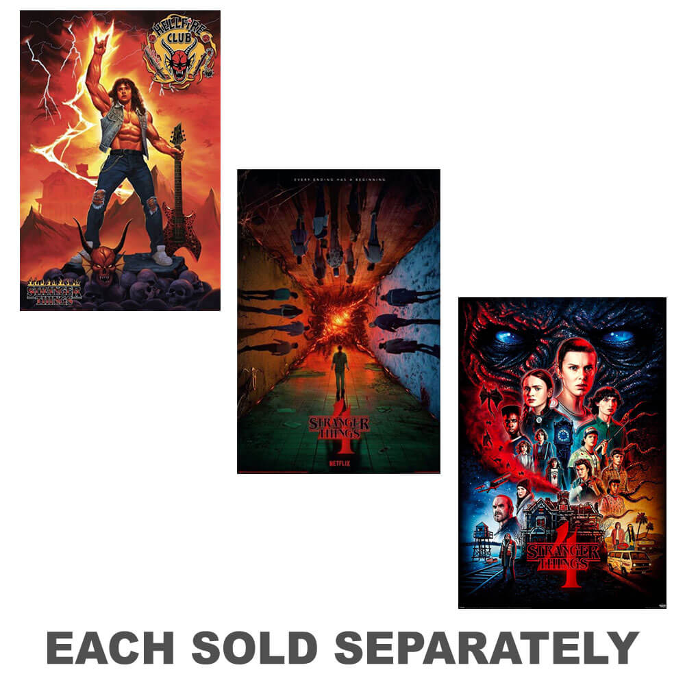Buy Impact Stranger Things 4 Poster (61x91.5cm) - MyDeal Australia