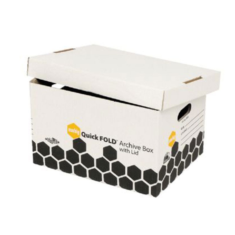 Buy Marbig Quickfold Archive Box with Lid - MyDeal