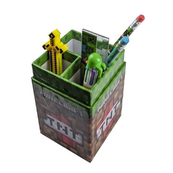 Buy Minecraft Desk Organizer Pen Holder - MyDeal Australia