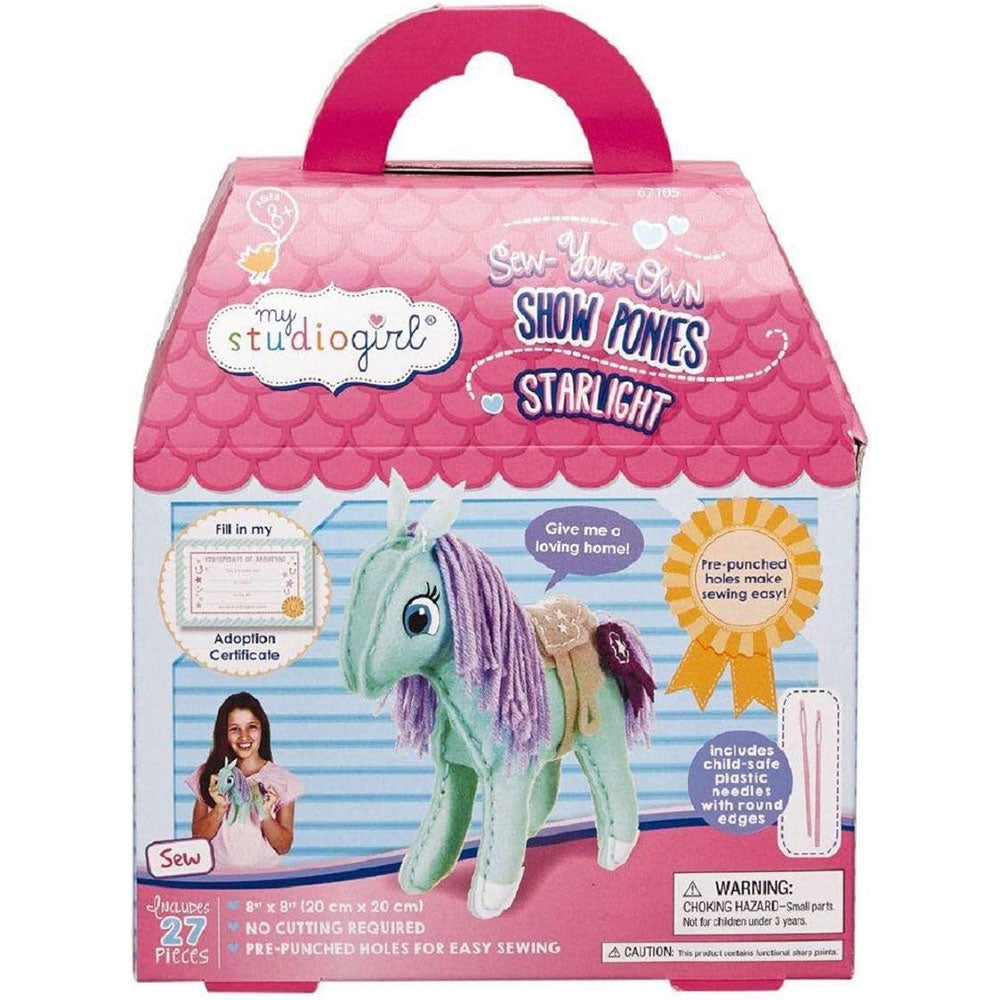 Buy My Studio Girl Sew-Your-Own Show Pony Starlight - MyDeal Australia